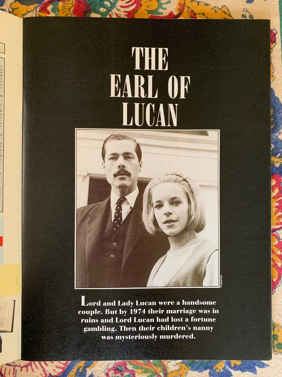 Murder Casebook 13 The Lord Lucan Mystery – Exhibit B. Books